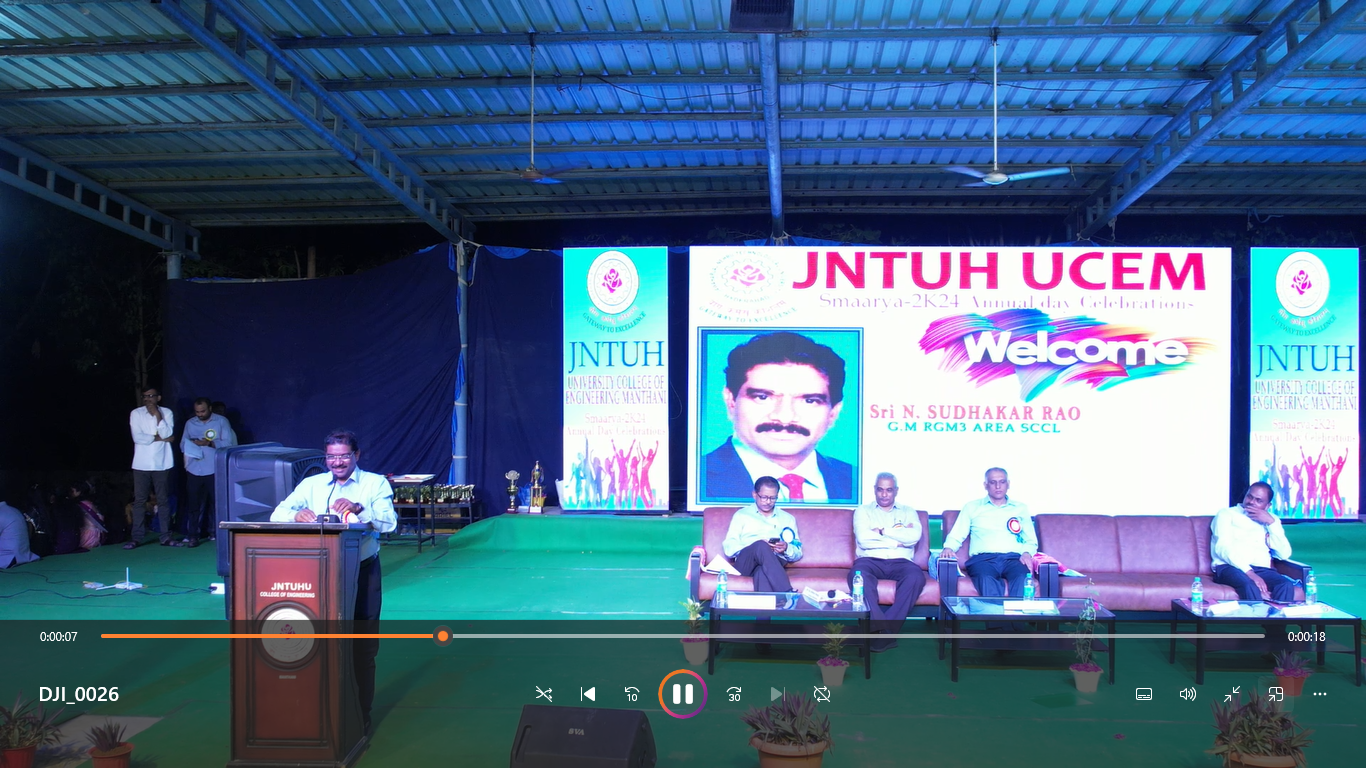 JNTUH University College of Engineering Manthani